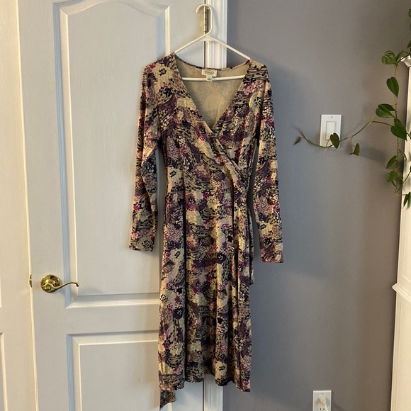 Talbots | Dresses | Talbots Long Sleeve Wrap Dress | Poshmark